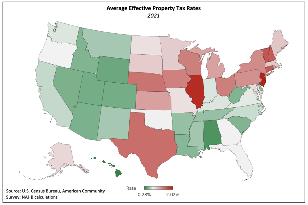 Property Taxes by State – 2021